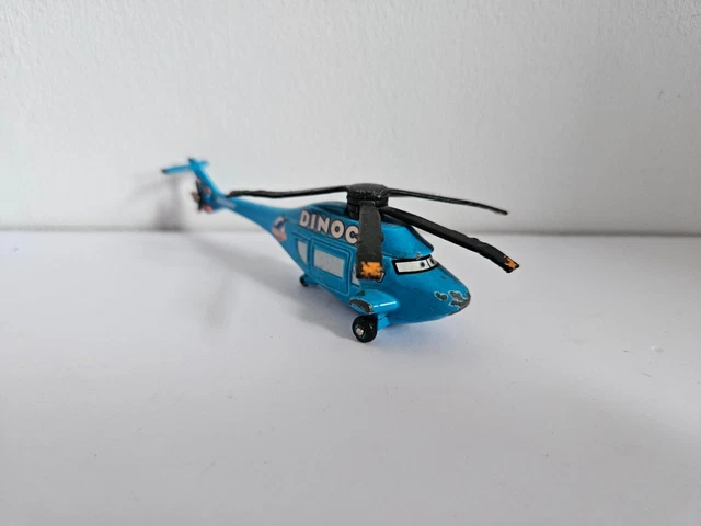 DISNEY PIXAR CARS - Rotor Turbosky - Dinoco Helicopter - Diecast 1:55 £ ...
