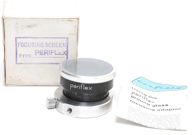 CORFIELD PERIFLEX GROUND Glass Focusing Adaptor EUR 99,00 - PicClick DE