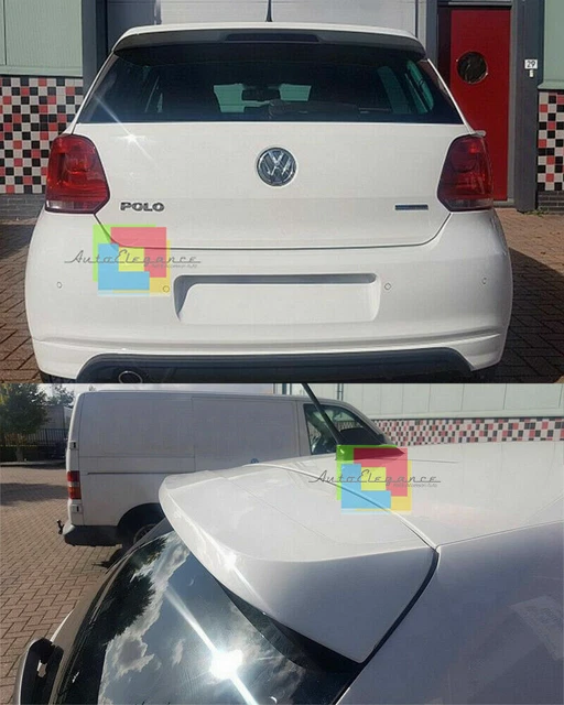 SPOILER ARRIÈRE SUR Le Toit VW Polo 6R 6C 2009-2017 ABS / Plastique ...