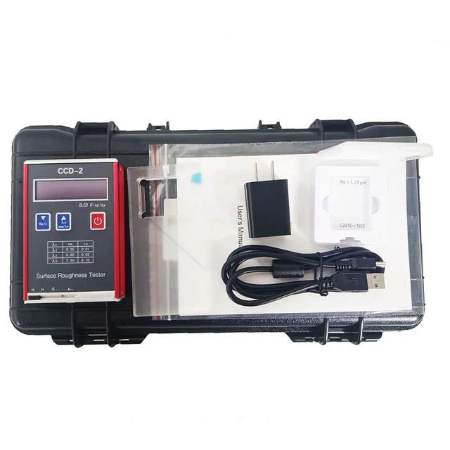 SURFACE ROUGHNESS GAUGE Meter Surface Profile Tester Profilometer Ra Rz ...