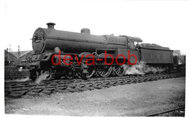 RAILWAY PHOTO LMS 5P 10448 Blackpool Central 1947 L&YR Dreadnought 4-6 ...