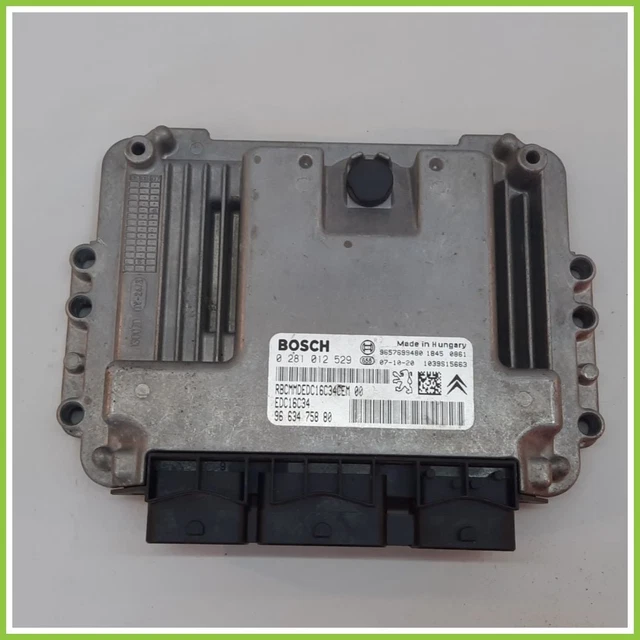 CENTRALINA MOTORE INIEZIONE ECU BOSCH 0281012529 CITROEN C3 2a Serie 1.4 HDI 966 EUR 59,99 ...