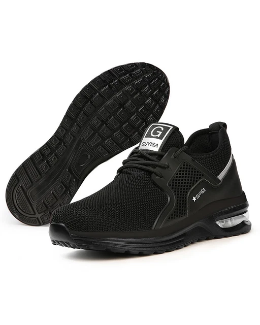 MENS SAFETY SHOES Work Trainers Womens Steel Toe Cap Lightweight Hiking ...