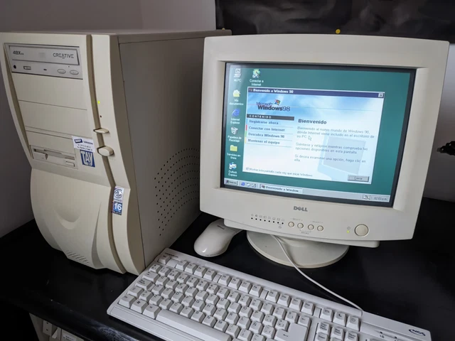 ORDENADOR SEMITORRE PENTIUM II-MMX 233MHz multimedia * retrocomputer ...