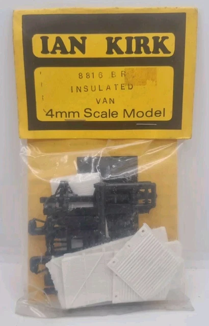 IAN KIRK OO 4mm SCALE 8816 BRITISH RAIL INSULATED VAN PLASTIC MODEL KIT ...