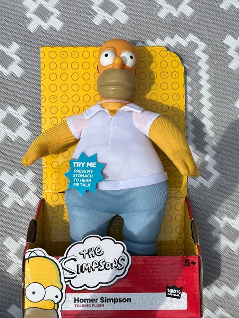 THE SIMPSONS 12” Homer Simpson Hard Head Talking Plush 2015 New £19.99 ...