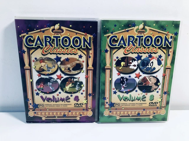 CARTOON CLASSICS VOLUME 4, 8 DVD Bulk Bundle Free Post New $18.50 ...