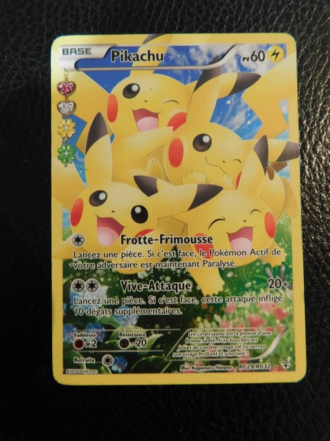 CARTE POKÉMON FULL Art Pikachu 60 PV XY Generation RC29/RC32 VF EUR 23 ...