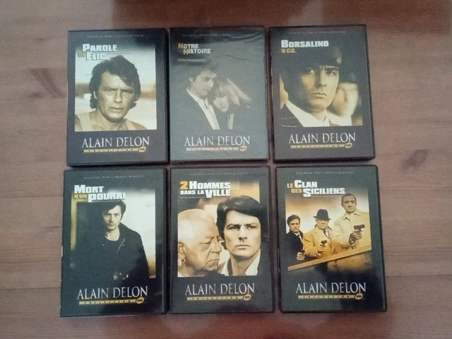 ALAIN DELON COLLECTION - lot de 6 Films Cultes en DVD EUR 25,00 ...