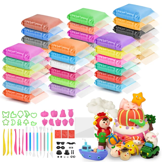 36 COULEURS PATE a Modeler Argile Autodurcissante Pâte à Modeler pour ...