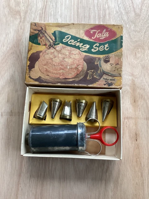 VINTAGE TALA ICING sugar set from 1950’s with six nozzles £5.99 ...