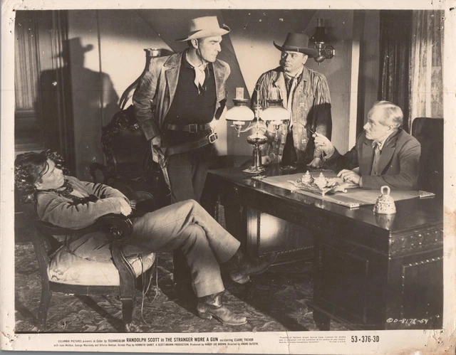 ORIGINAL VINTAGE CINEMA Still Photo Movie The Stranger Wore A Gun ...