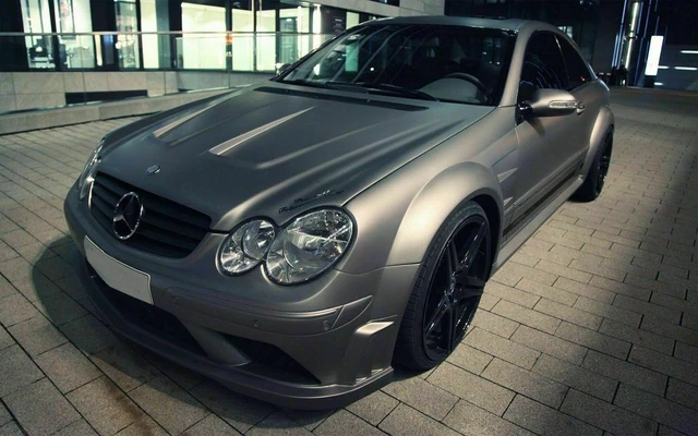 MERCEDES CLK W209 Wide Body Kit + Hood Black Series ! £1,850.00 ...