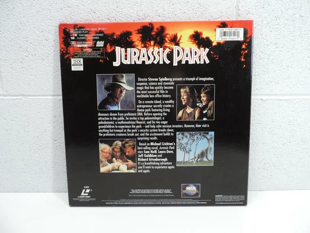 JURASSIC PARK LASERDISC Letterbox Edition $28.67 - PicClick CA
