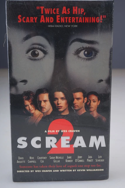 SCREAM 2 SEALED VHS Cassette Tape Horror Film Movie Video ARV2536 Wes ...