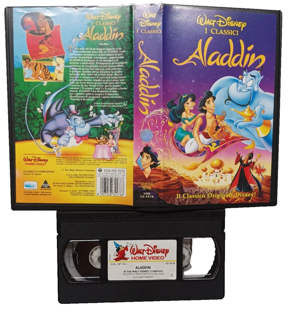 ALADDIN 1994 VHS italiano Walt Disney Home Video EUR 10,00 - PicClick IT