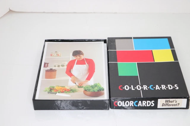 COLOR CARDS FLASH Cards What's Different? Learning $8.49 - PicClick CA