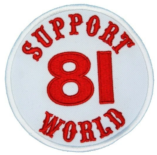 003 HELLS ANGELS Support 81 Patch Patches " World " EUR 12,61 - PicClick FR