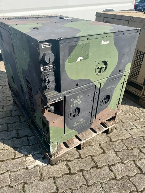 NATO STROMAGGREGAT, BUNDESWEHR, Army, Militär. MEP-802A Für NATO ...