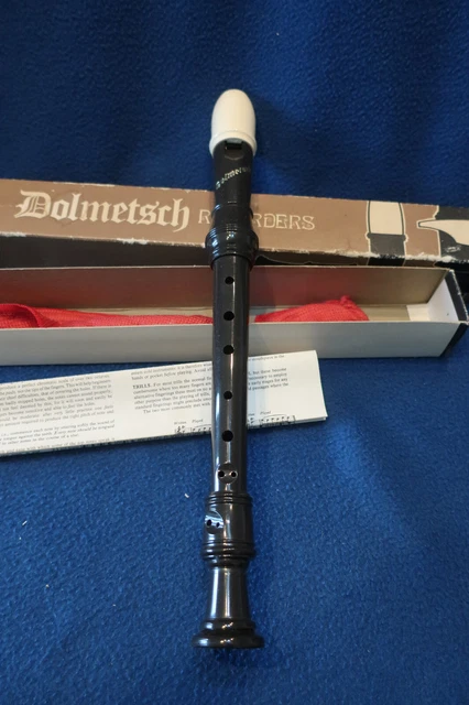 RARE VINTAGE PLASTIC DOLMETSCH DESCANT RECORDER & Original Box. £10.07 - PicClick UK