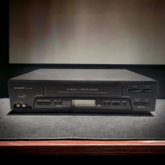 SHARP VC-A565U VCR Video Cassette Recorder VHS Player 4 Head No Remote ... SHARP VC-A565U VCR Video Cassette Recorder VHS Player 4 Head No Remote ...