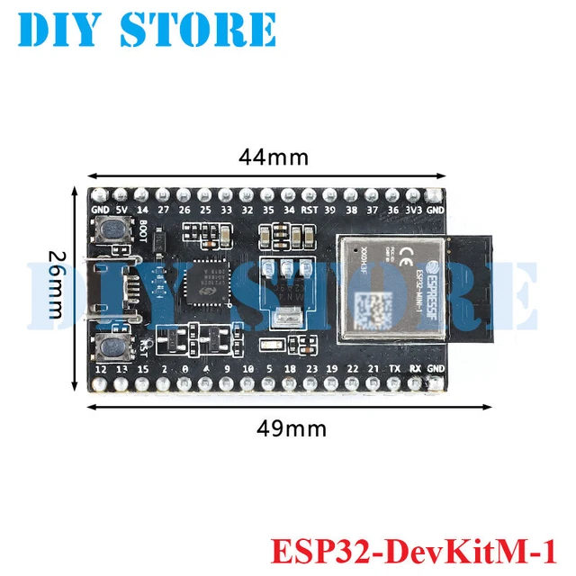 Esp32 Devkitm 1 Esp32 Development Board Esp32 Mini 1 4mb Mcu Wifi Wireless £1502 Picclick Uk