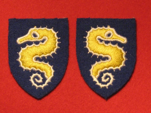 BRITISH ARMY WW2 27Th Armoured Brigade Formation Badges Pair Of ...