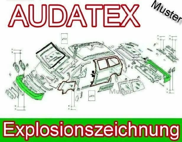 AUDATEX NEU EXPLOSIONSZEICHNUNG Toyota Corolla 3-/ 5-Türig / ZZE, CDE ...
