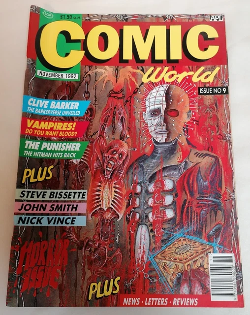 MAGAZINE - COMIC World #9 Nov 1992 Horror Special Barker Hellraiser ...