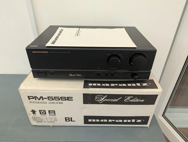 MARANTZ PM-55SE INTEGRATED Stereo Amplifier In Original Box With Manual ...
