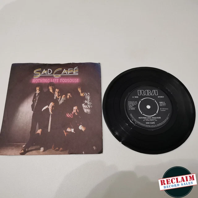 SAD CAFE NOTHING left toulouse 7" Schallplatte sehr guter Zustand EUR 4 ...