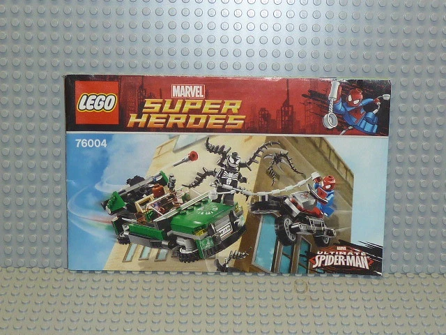 LEGO® SUPER HEROES Building Instructions 76004 Spider-Man: Spider-Cycle ...