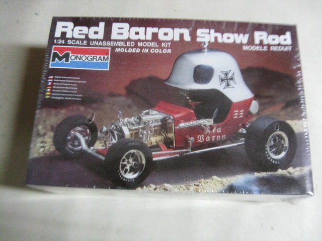 MONOGRAM 2704 RED Baron Show Rod Static Kit 124 NEU OVP EUR 44,50 ...