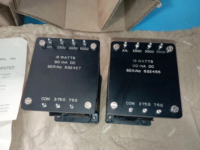 PARTRIDGE AUDIO OUTPUT Transformers in Single Ended Tube 2A3 300B PX4 UX250 NOS £855.29 ...