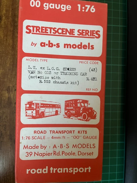 ABS STREET SCENE SERIES - kit 421 (see label in photo) - 4mm metal £30. ...