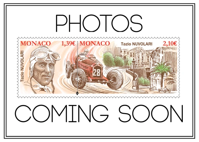 PRESALE MONACO 2025 First Day Cover LEGENDARY FORMULA 1 DRIVERS -TAZIO ...