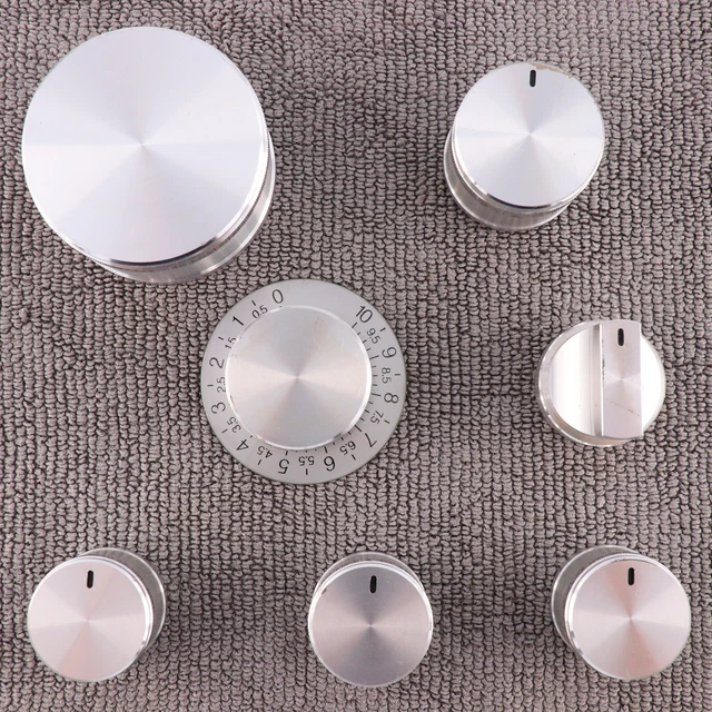 7- SANYO DIALS/KNOBS Vintage Stereo Music System Receiver Aluminum - DXT 5252A £60.92 - PicClick UK