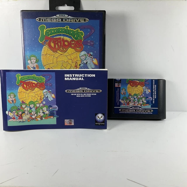 LEMMINGS 2, THE Tribes, Sega Mega Lecteur Genesis Jeu Emballé, GB Pal ...