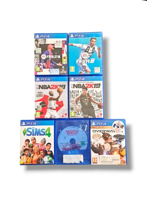 PS4 GAMES BUNDLE Pre-owned 7 X Games Playstation 4 Joblot NBA, FIFA ...