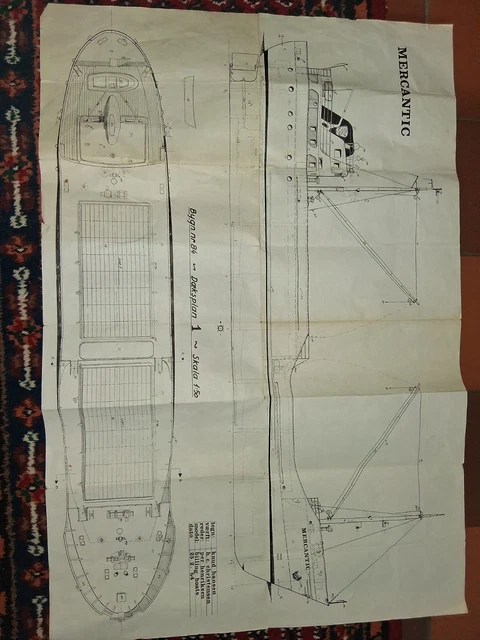 BILLING BOATS MERCANTIC Bauplan und Stückliste EUR 20,00 - PicClick DE