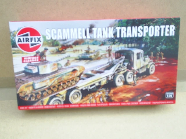 AIRFIX 1/76TH SCALE (No A02301V) Scammell Tank Transporter £9.56 ...