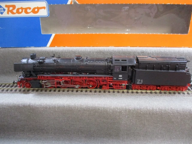 ROCO SPUR H0 43244 Schlepptenderlok BR 41 DB Digital Zimo DC DCC ...