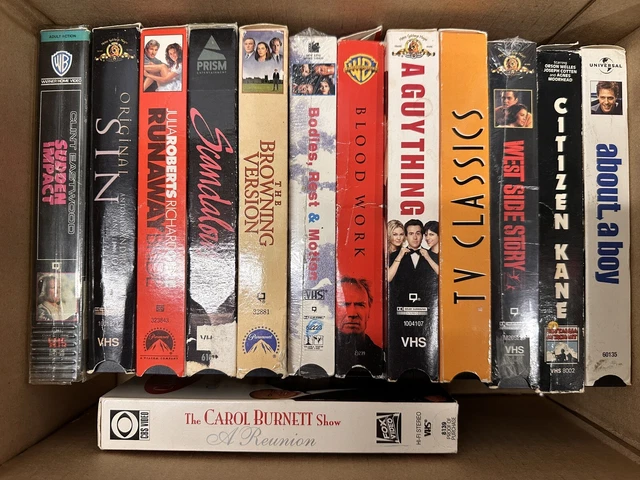 VHS TAPE QTY 13 LOT VHS Tapes Bulk Group Vintage Comedy Classic War ...