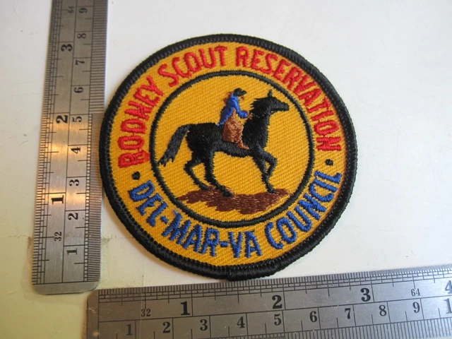BSA SCOUTING DEL-MAR-VA Council Rodney Scout Reservation Patch BIS £4. ...
