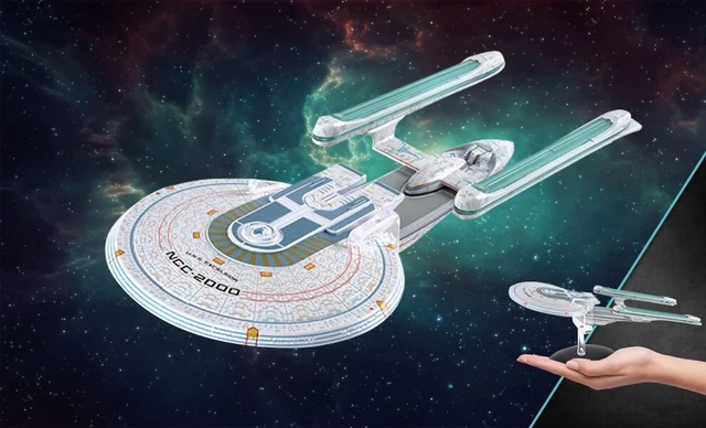 EAGLEMOSS STAR TREK USS Excelsior NCC-2000 XL (With Technical Magazine ...
