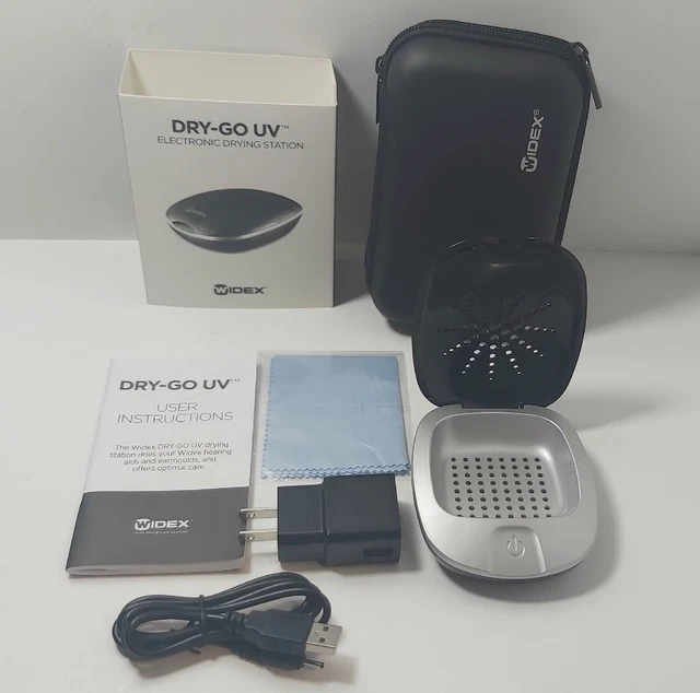 WIDEX DRY-GO UV Electronic Drying Station For Hearing Aids $53.00 ...