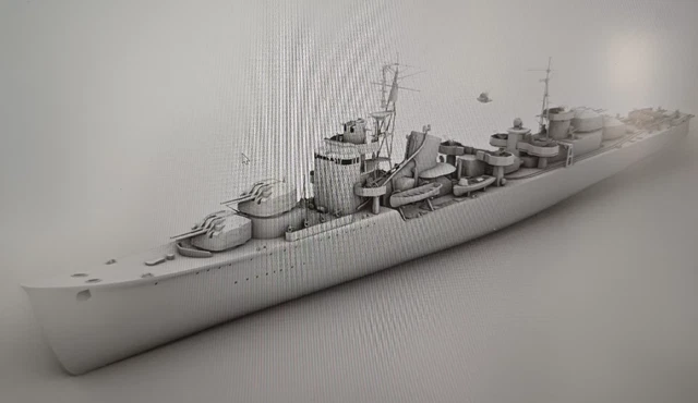1/72 IJN AKIZUKI destroyer (full hull) 3D Printed kit RC kits £449.99 ...