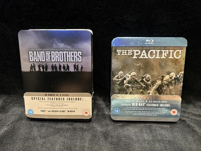THE PACIFIC (BLU-RAY) Steel Box Set / Band Of Brothers DVD Steel Box ...