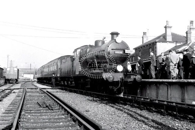 PHOTO BR BRITISH Railways Steam Locomotive Class Q 30530 at Pulborough ...