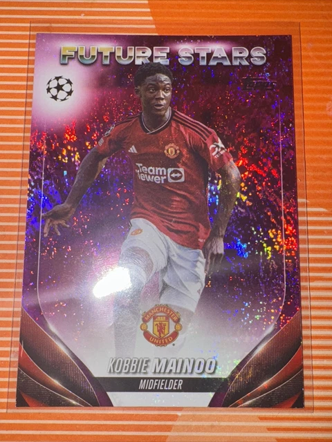 TOPPS UCC 2024 23/24 Pink- Kobbie Mainoo Manchester United New £5.00 ...